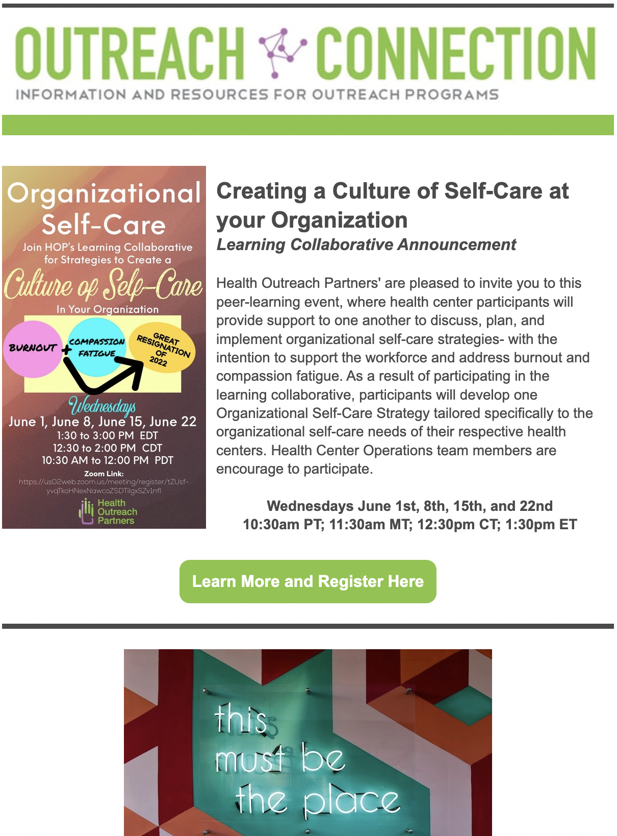 Outreach Connection - Health Outreach Partners