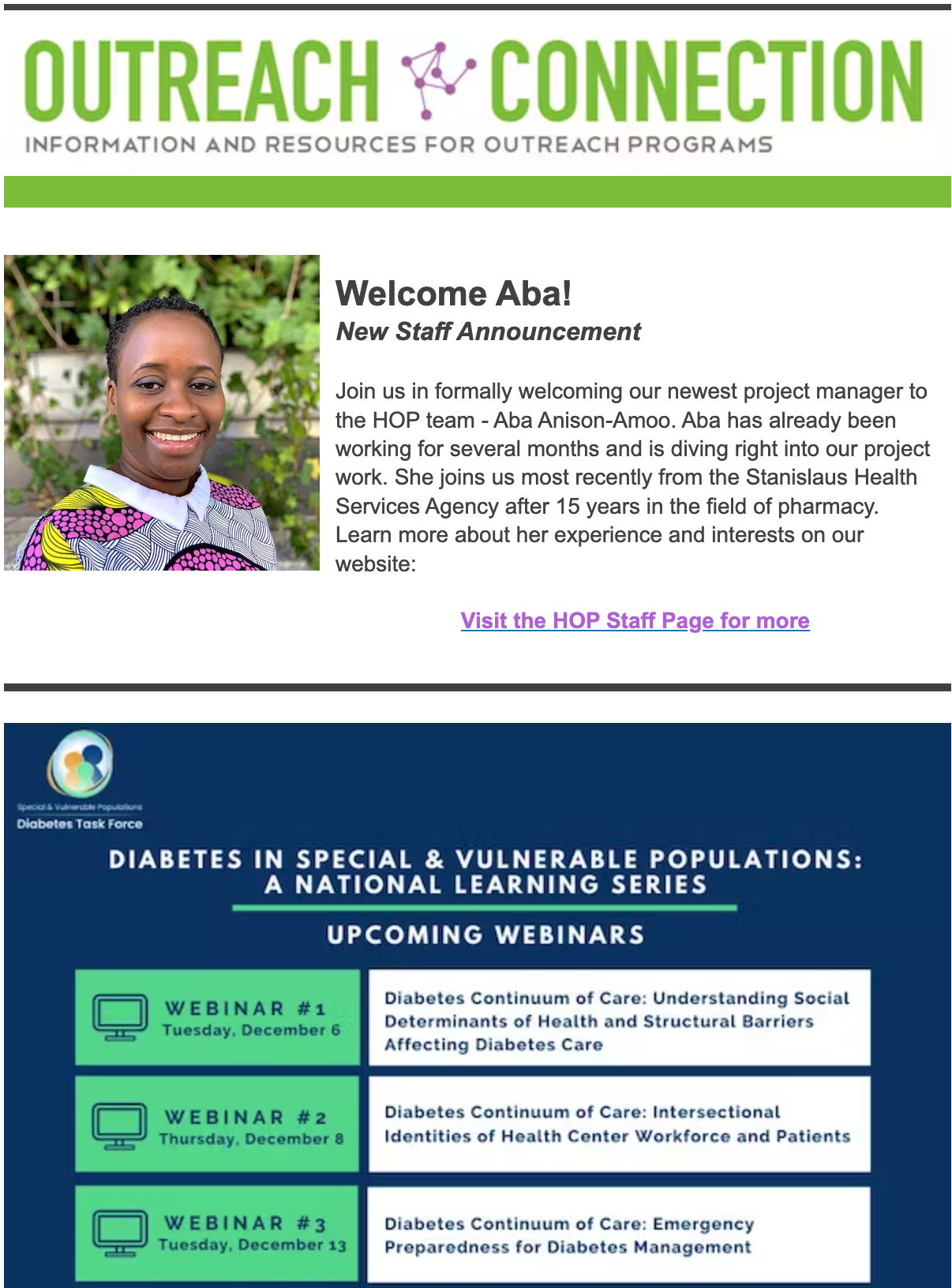 Outreach Connection - Health Outreach Partners