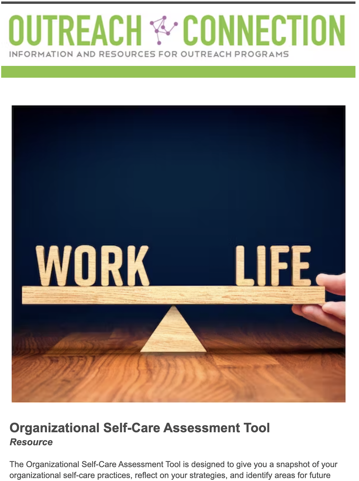 Outreach Connection - Health Outreach Partners